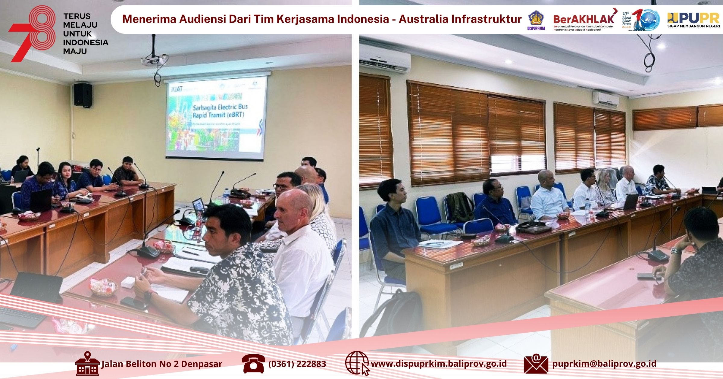 Menerima Audiensi Tim KIAT Untuk Penyusunan Studi Kelayakan e-BRT ...